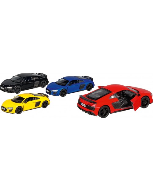Детска играчка Goki - Метална количка, Audi R8 Coupе, асортимент на ТОП ...