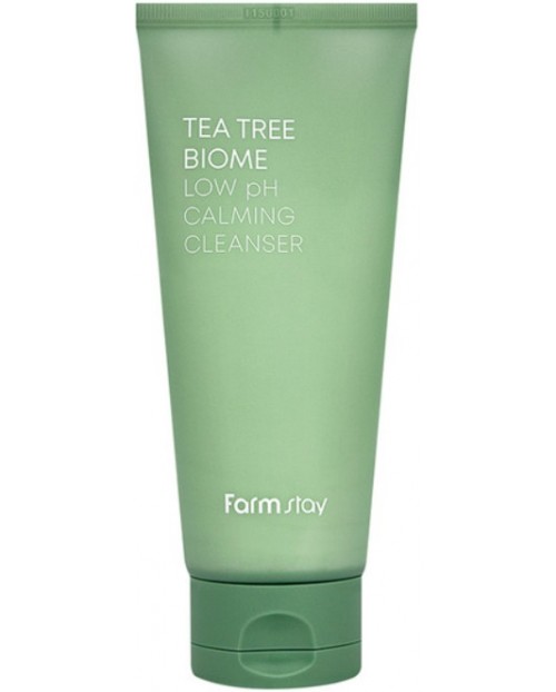 FarmStay Tea Tree Biome Почистваща пяна за лице Low pH Calming, 180 ml ...