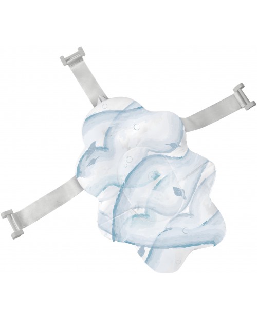 Мека подложка за вана KikkaBoo - Nubo, Sea Shell, Blue на ТОП Цена ️ ...