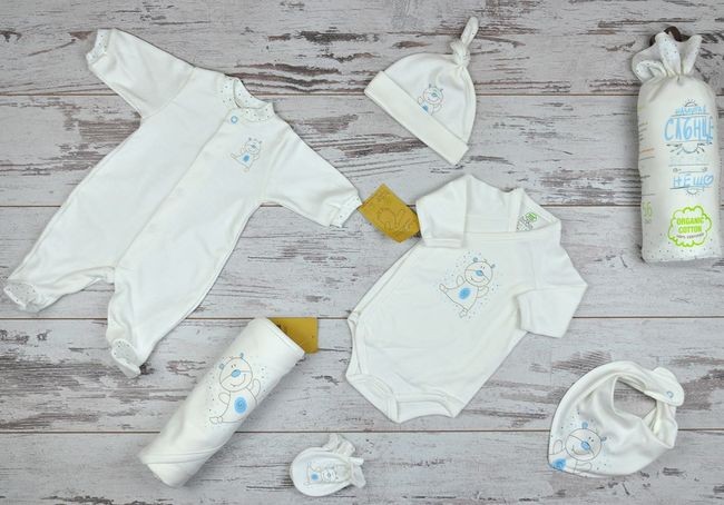 Бебешки комплект For Babies - Мече, 6 части, 1-3 месеца на ТОП Цена ️ ...