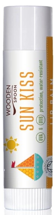 Wooden Spoon Био балсам за устни Sun Kiss, 4.3 ml на ТОП Цена ️ ...