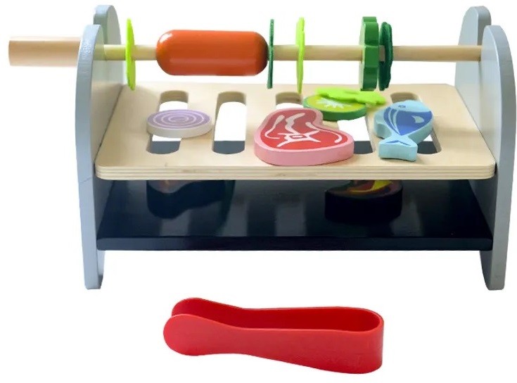 Дървен комплект Acool Toy - Барбекю с аксесоари на ТОП Цена ️ ...