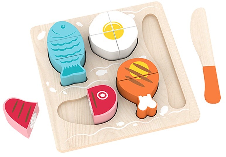 Дървен комплект Acool Toy - Храни за рязане на ТОП Цена ️ TYTY0047763N ...