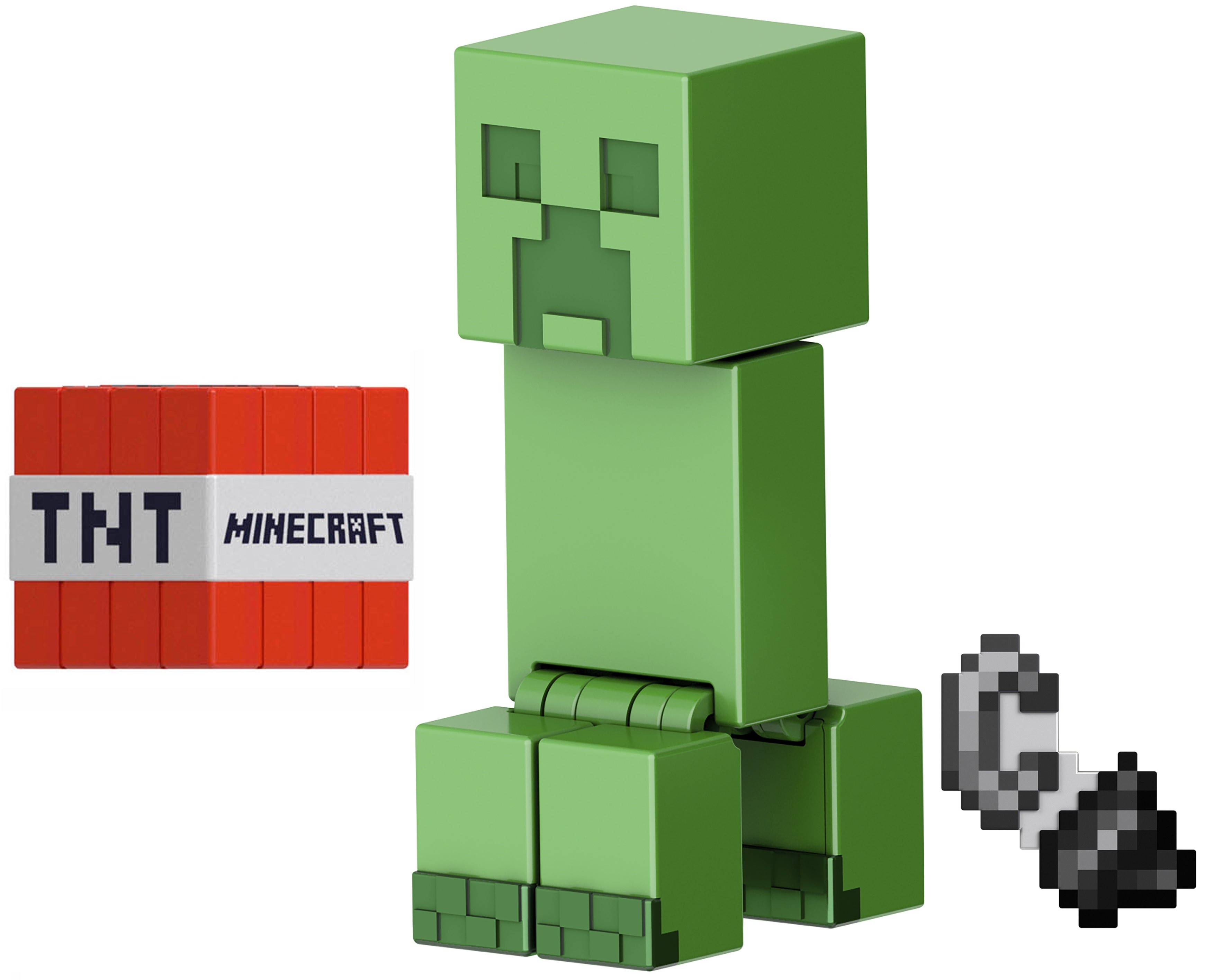 Фигурка Minecraft - Creeper, with TNT Block and Steel на ТОП Цена ️ ...