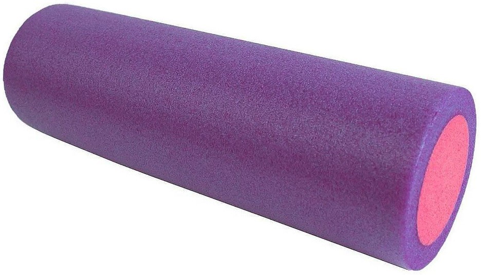 Фоумролер за пилатес и йога Maxima - 60 х 15 х 15 cm, лилав/розов на ...