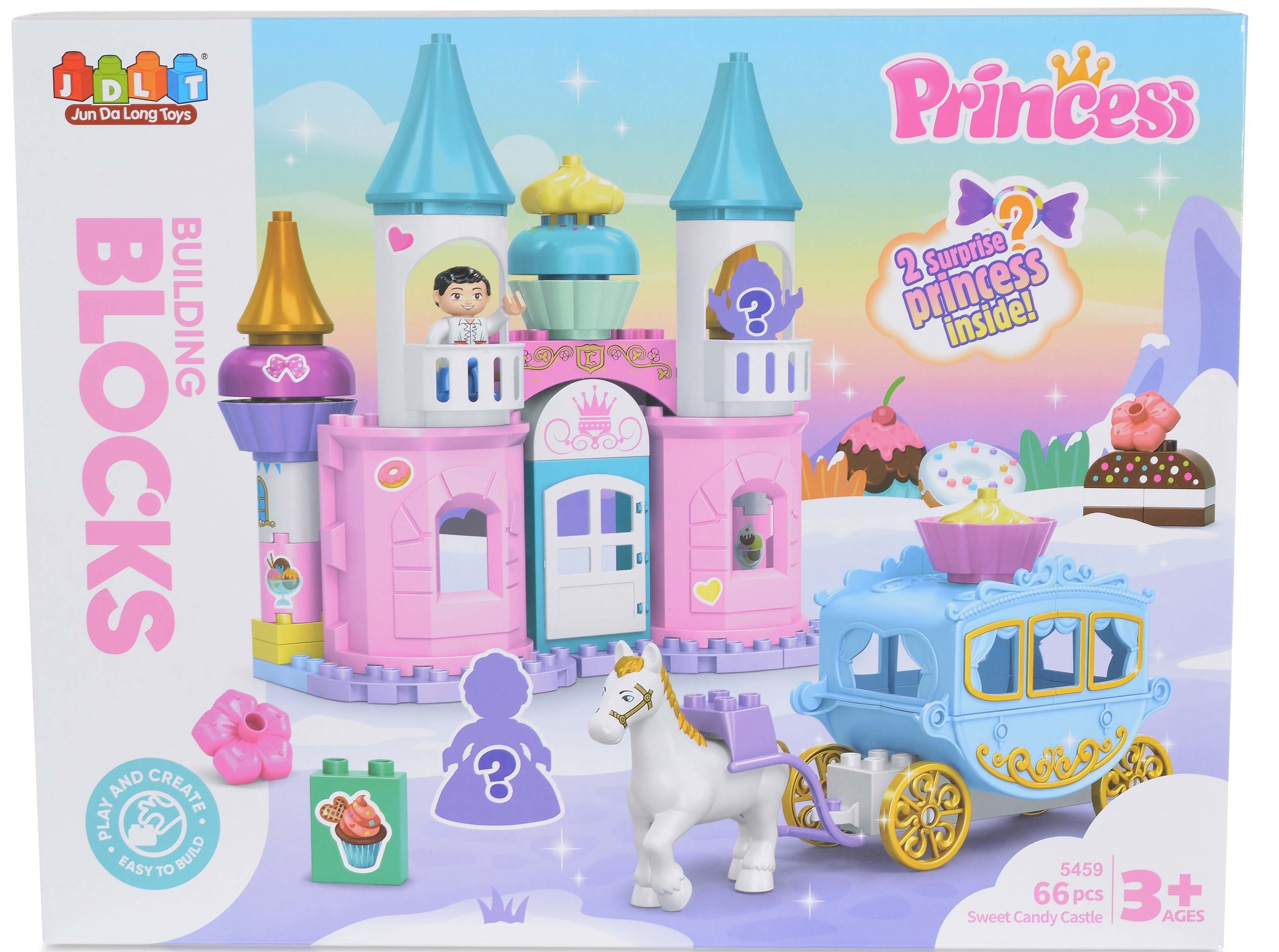 Конструктор JDLT - Princess, 66 части на ТОП Цена ️ TYTY0059965N | Baby.bg ️