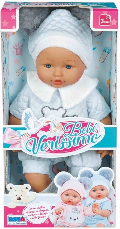 Кукла RS Toys - Бебе с облекло, мече, синя, 30 cm на ТОП Цена ️ ...