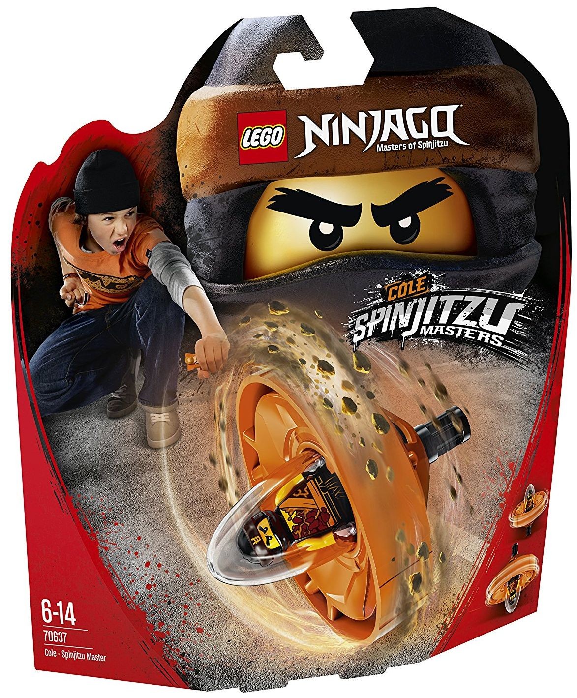 Конструктор Lego Ninjago - Cole - майстор на спинджицу (70637) на ТОП ...