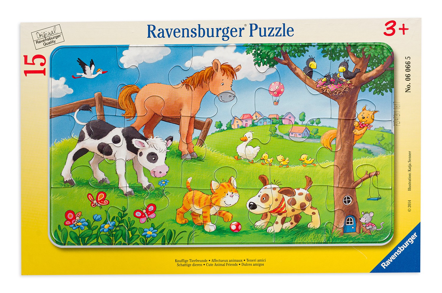 Пъзел Ravensburger от 15 части - Сладки приятели животни на ТОП Цена ️ ...