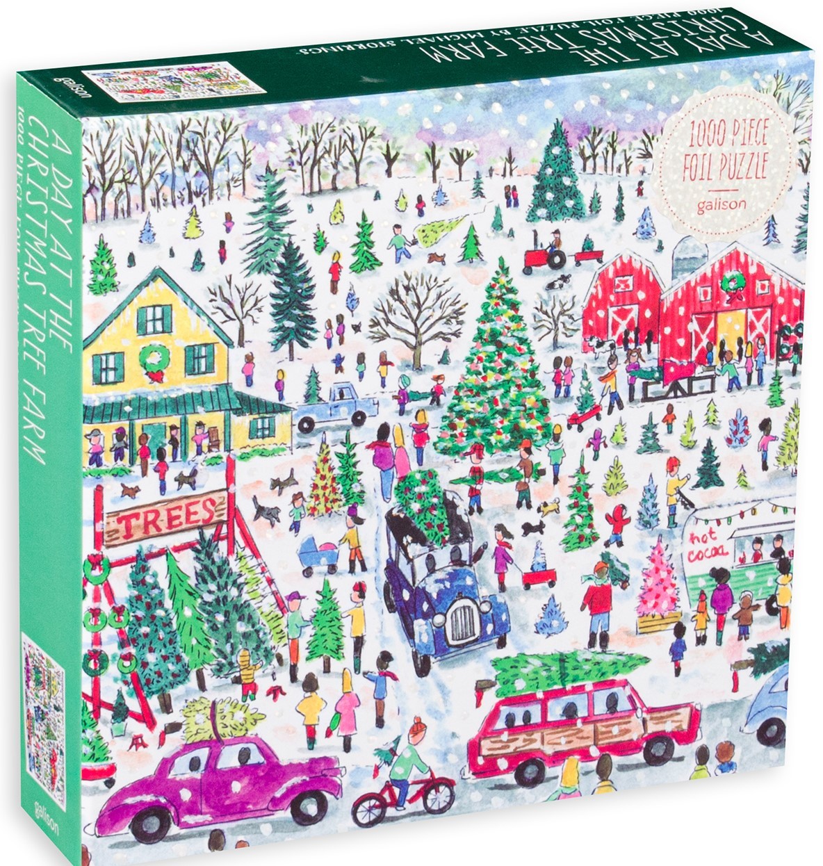 Пъзел Galison от 1000 части - Коледна приказка на ТОП Цена ️ ...
