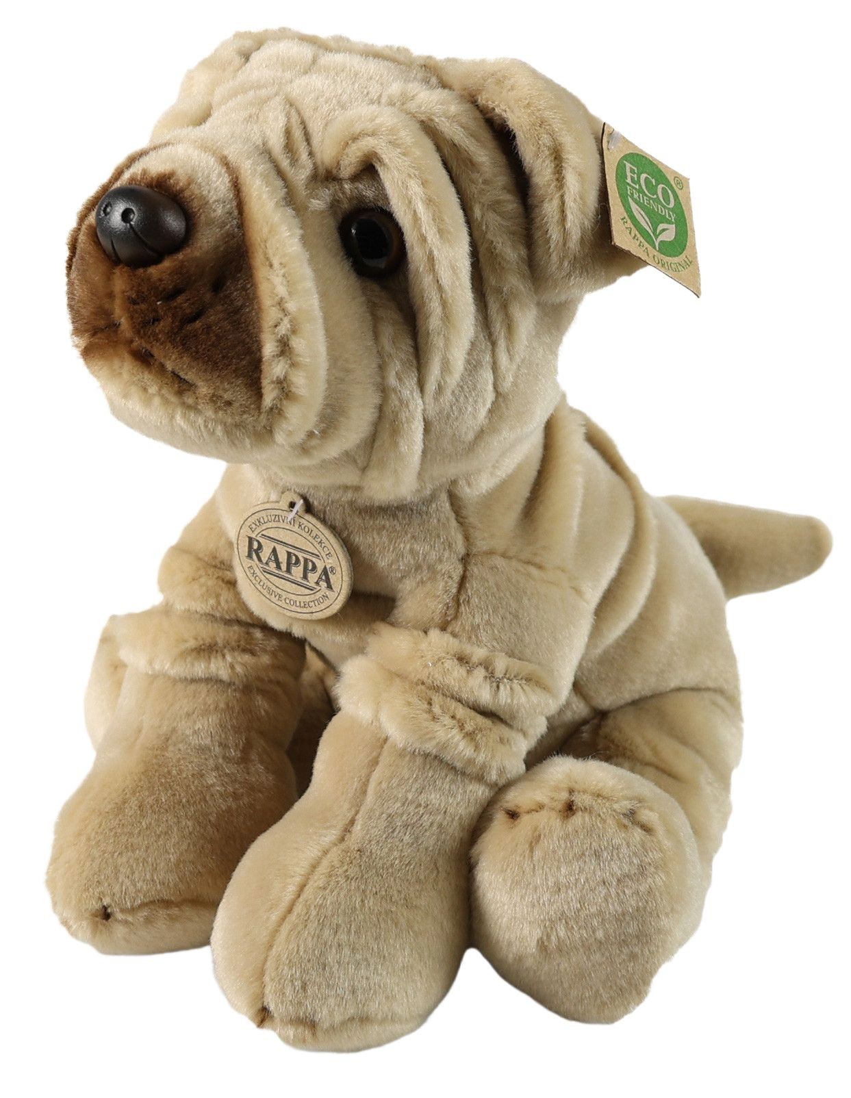 Плюшена играчка Rappa Еко приятели - Куче Шар Пей, 30 cm на ТОП Цена ️ ...