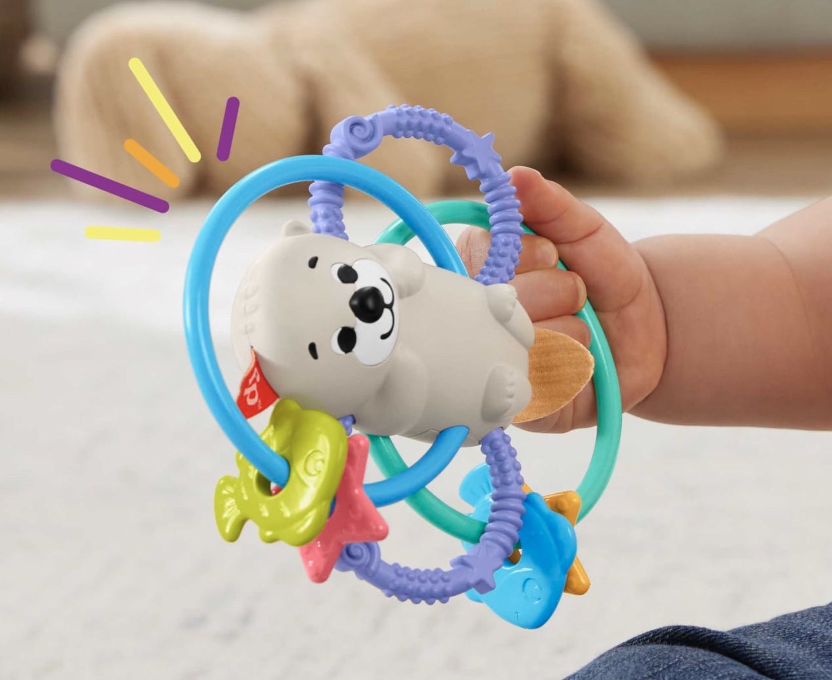 Чесалка за зъби Fisher Price - Видра на ТОП Цена ️ TYBB0097893N | Baby.bg ️